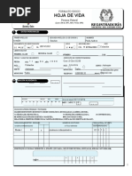 Formato Unico de Hoja de Vida DAFP Tolima | PDF | Correo | Etapas ...