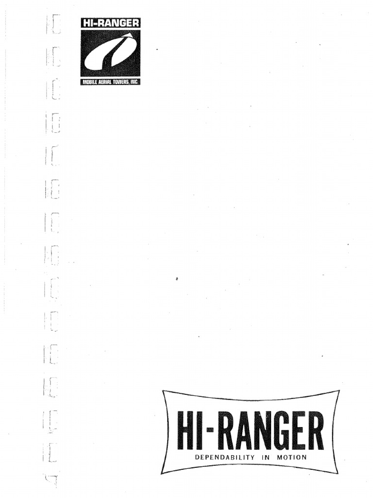 Manual de Operación HI-RANGER Series 5F | PDF