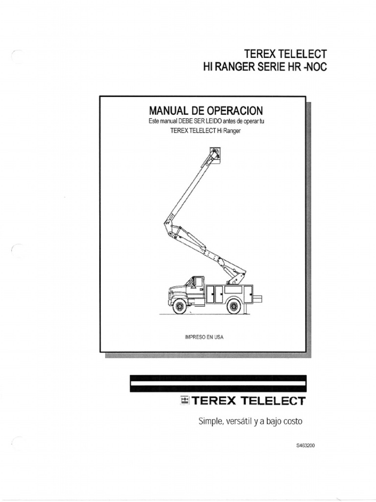 Grua Hi-Ranger Serie | PDF