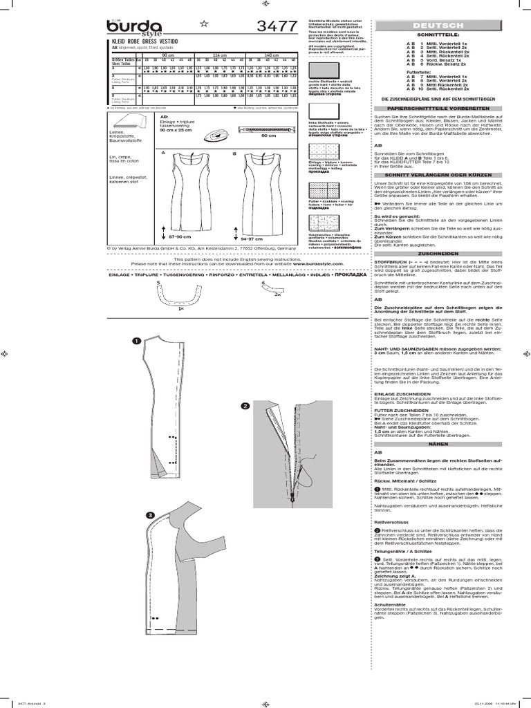 Anleitung - Burdastyle | PDF