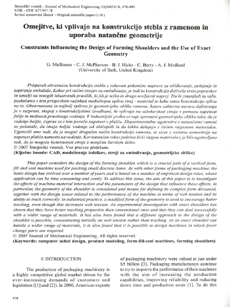 2007 - Constraints Influencing The Design of Forming Shoulders and The ...
