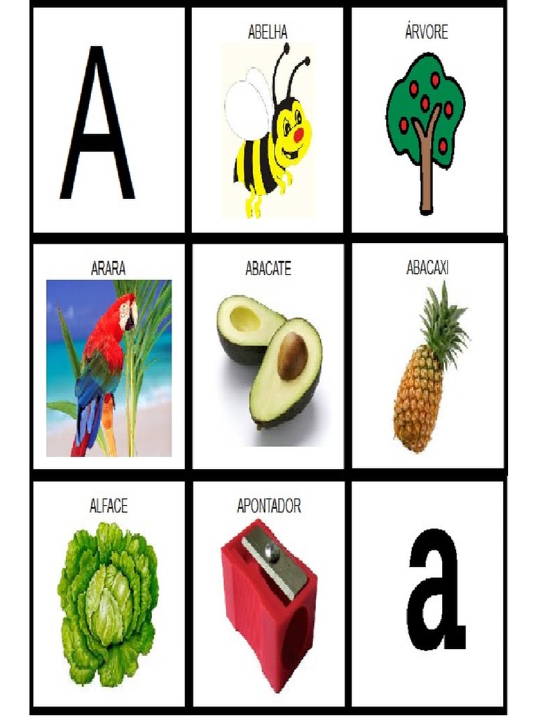 Alfabeto Figuras Letra Inicial | PDF