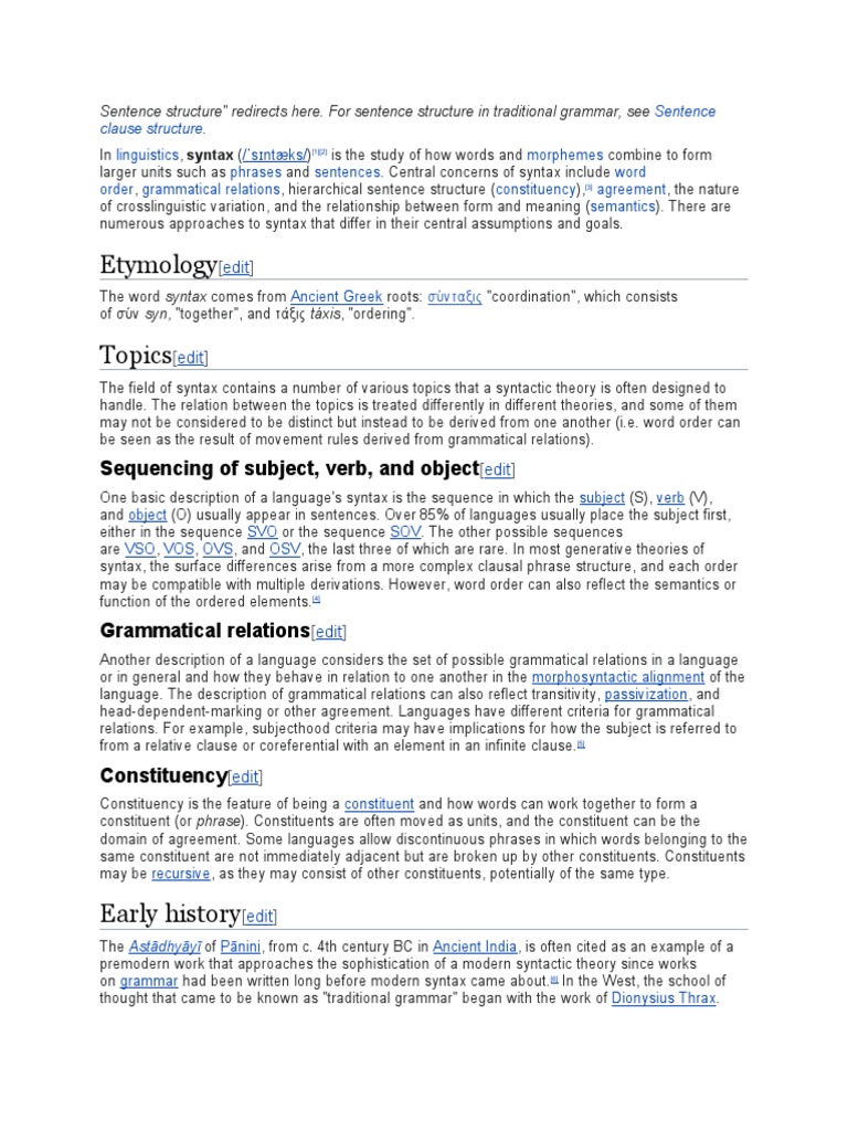Syntax and Its Explanation | PDF | Syntax | Logic Syntax and Its Explanation | PDF | Syntax | Logic
