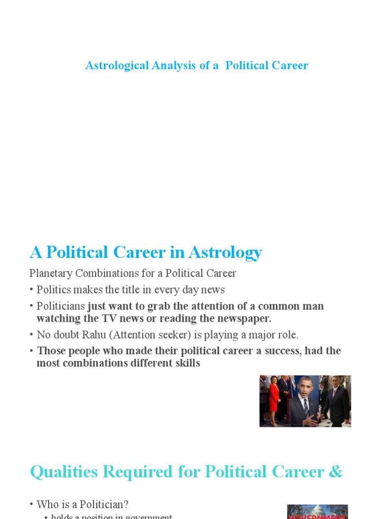 A Political Career in Astrology | PDF | Planets In Astrology | Planets