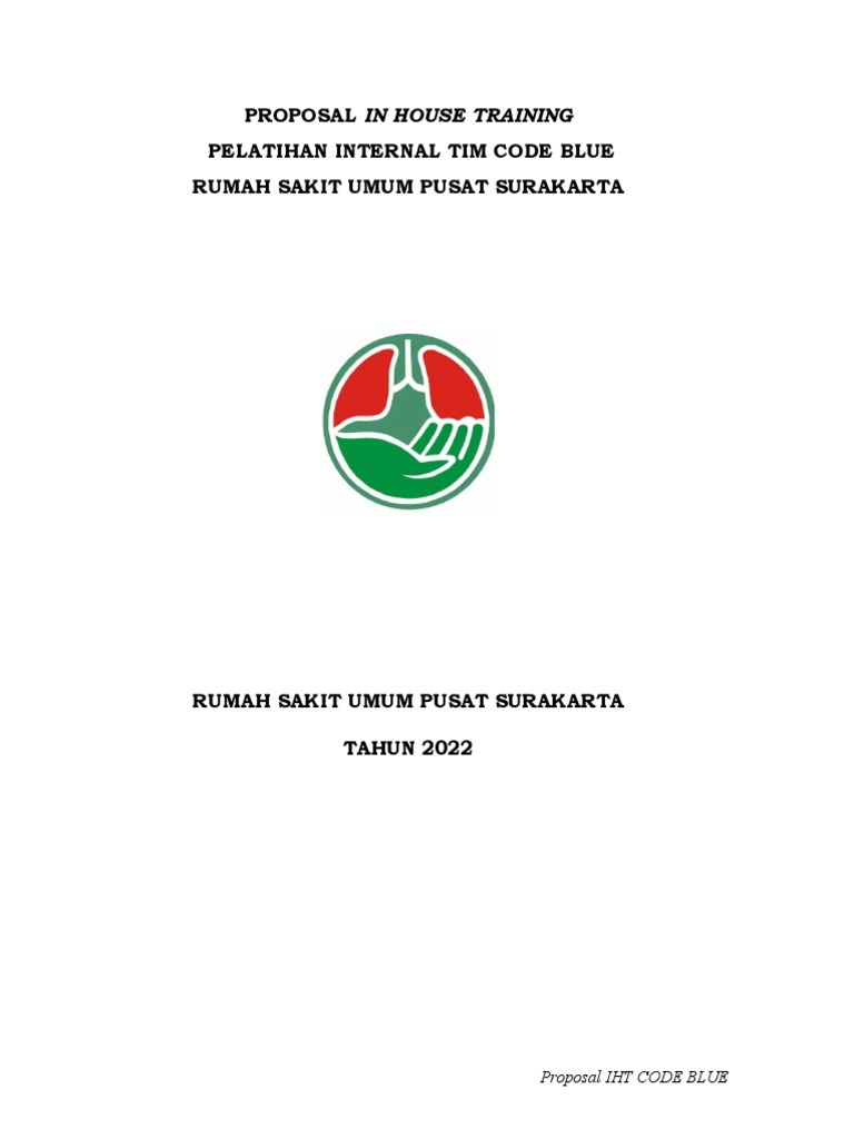 PROPOSAL-PELATIHAN BHD Dan Code Blue | PDF