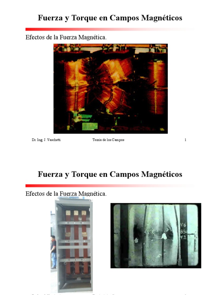 Clase 03 Fuerza y Torque en Campos Magneticos PDF | PDF | Fuerza ...