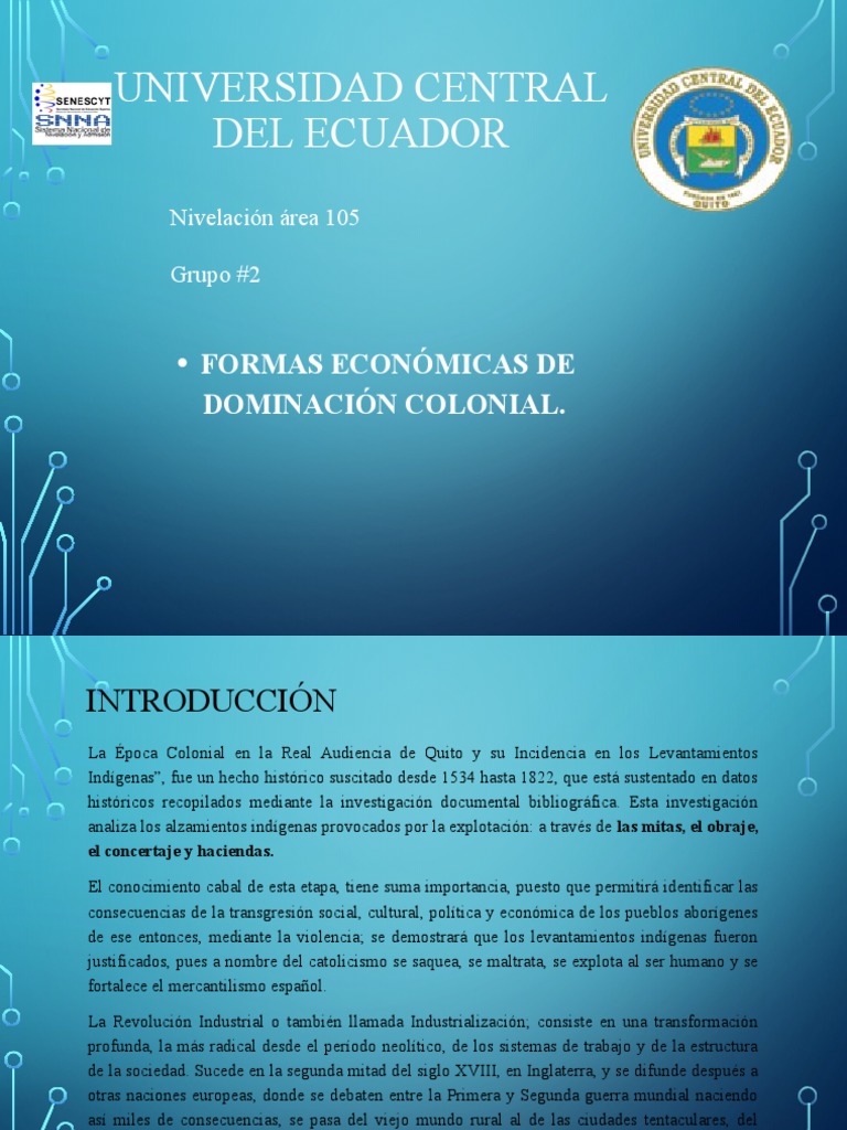 Formas de Dominación Colonial | PDF | Revolución industrial | Agricultura