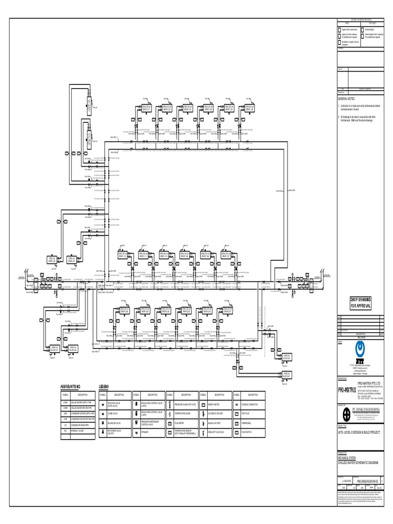 PM-J-0602-ACMV-M-02-CHILLED WATER SCHEMATIC DIAGRAM-Layout1 | PDF