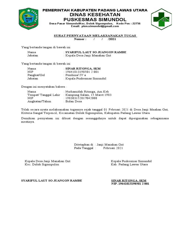 Perpanjangan SPMT Bidan | PDF