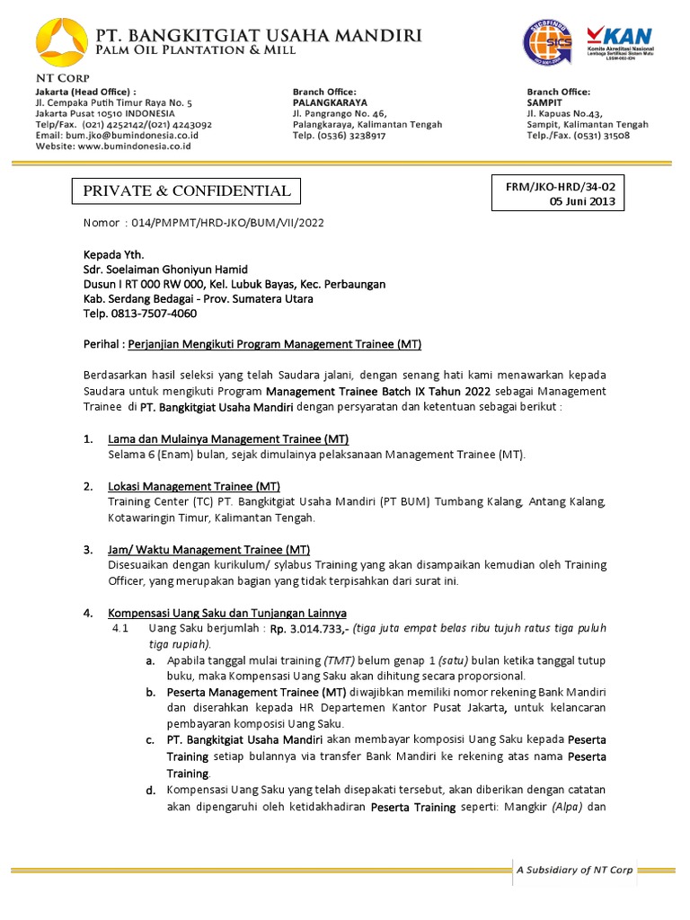 014 SPT Soelaiman Ghoniyun Hamid | PDF