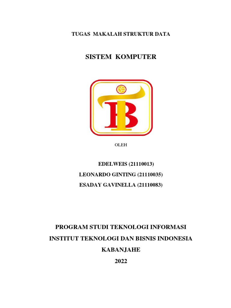 Tugas Makalah Struktur Data | PDF