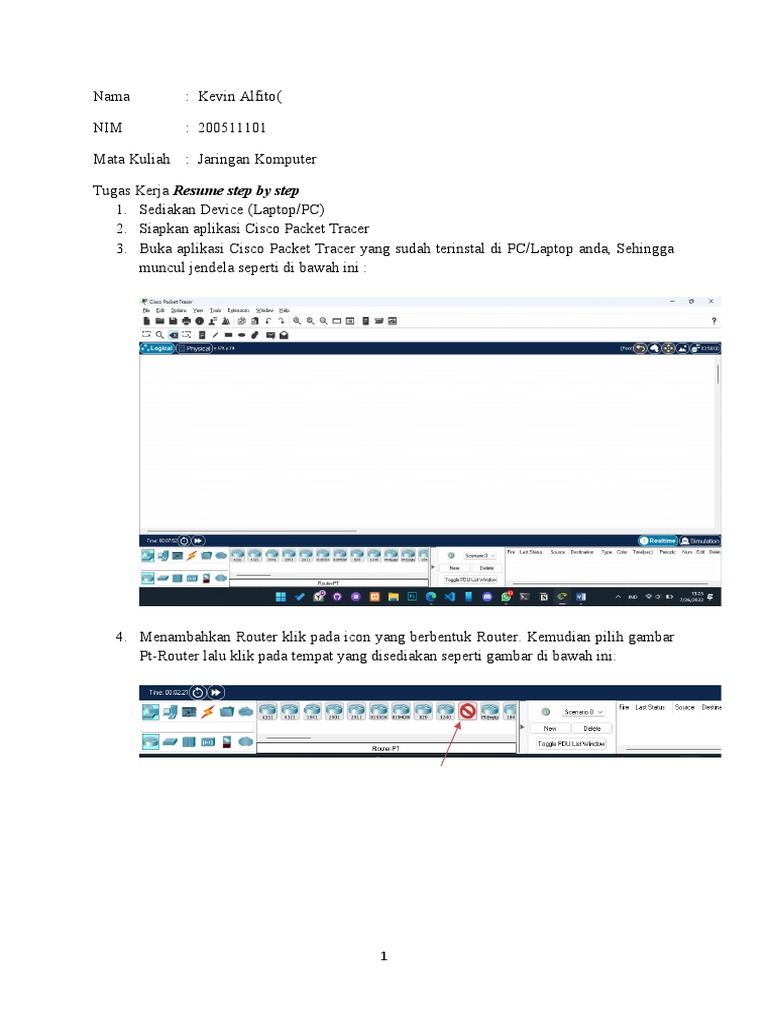 MODUL Praktikum Jaringan Komputer Kelompok19 | PDF