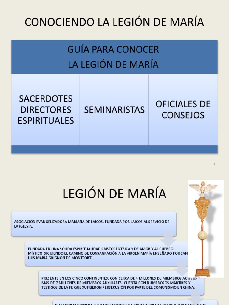 Una Presentacion de La Legion de Maria | PDF | María, madre de Jesús ...