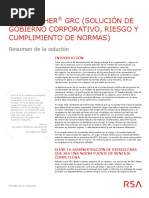RSA Archer: Gestión Integral de GRC | PDF