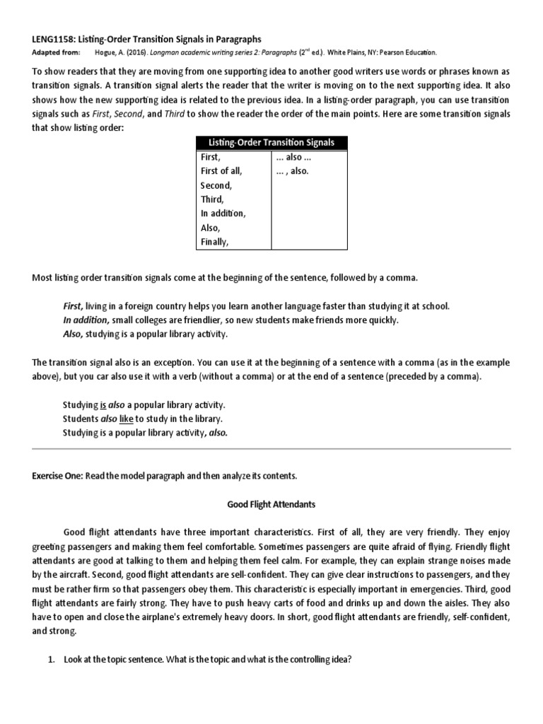 Listing-Order Transition Signals and Example Paragraphs (Aug.16.2019 ...
