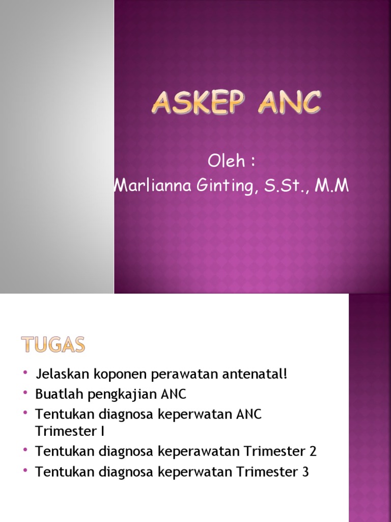 ASKEP - ANC - PPT Pertemuan 3 | PDF