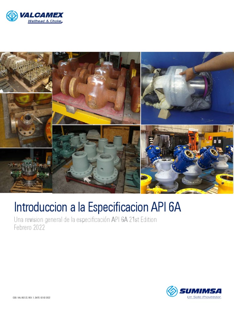 VAL-001-22 Introduccion Al API 6A Ver 22 - Compressed | PDF | Acero ...