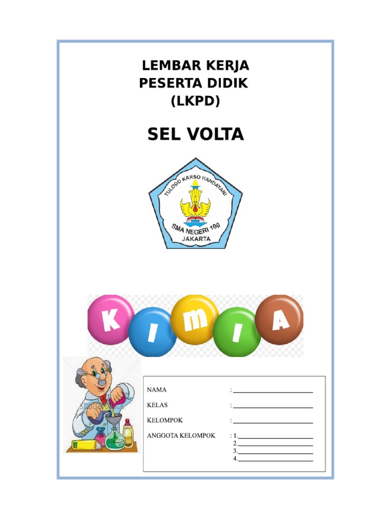 LKPD Sel Volta | PDF