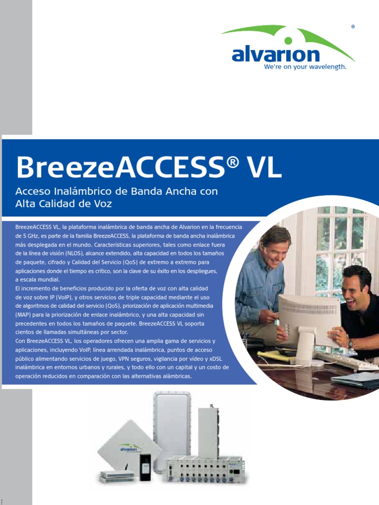 ALVARION - Breeze Access VL Datasheet Spanish | PDF | Calidad de ...