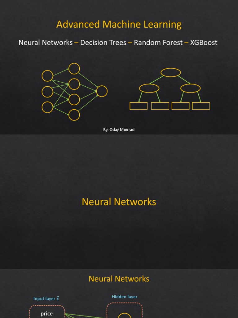 Advanced Machine Learning: Neural Networks Decision Trees Random Forest Xgboost | PDF ...