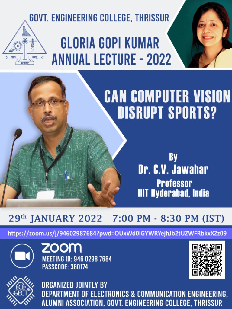 Gloria Gopi Kumar Annual Lecture - 2022 | PDF