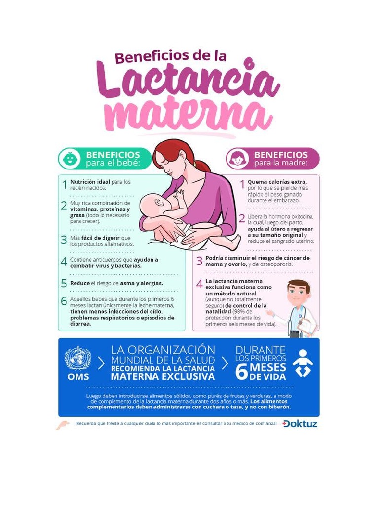 Beneficios De La Lactancia Materna Pdf