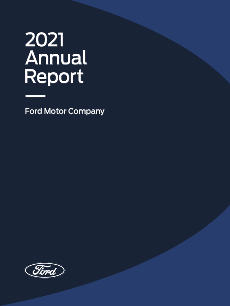 Ford 2021 Annual Report | PDF | Stocks | Credit