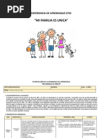 PROYECTO Mi Familia Es Maravillosa | PDF | Aprendizaje | Ciencia cognitiva