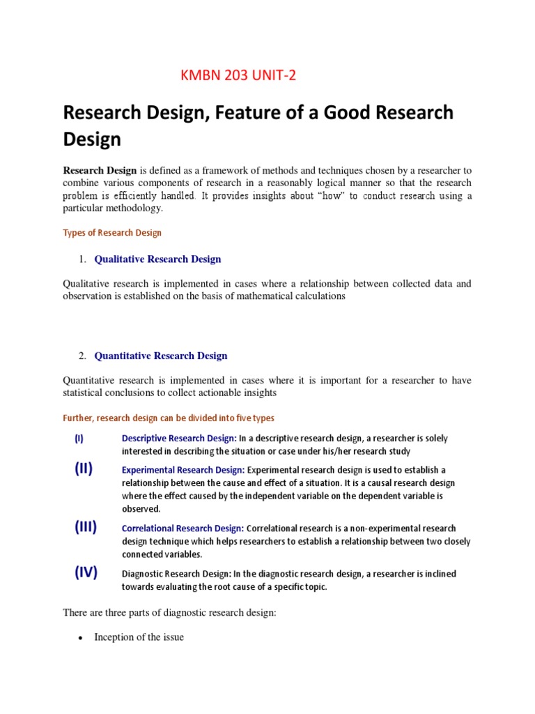KMBN 203 Unit-2 | PDF | Experiment | Dependent And Independent Variables