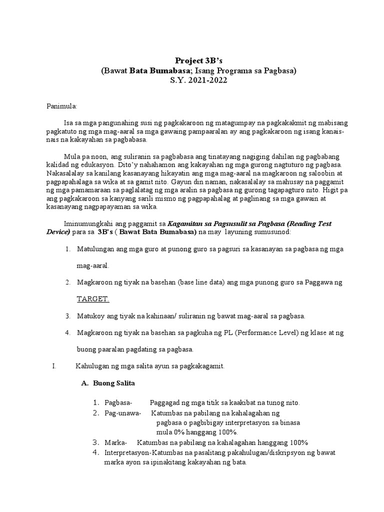 Project Reading | PDF