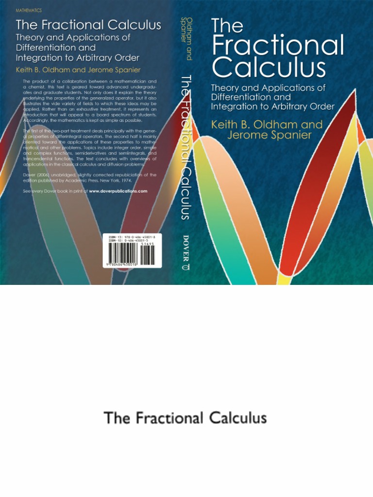 Vdoc Pub The Fractional Calculus Theory And Applications Of Differentiation And Integration To