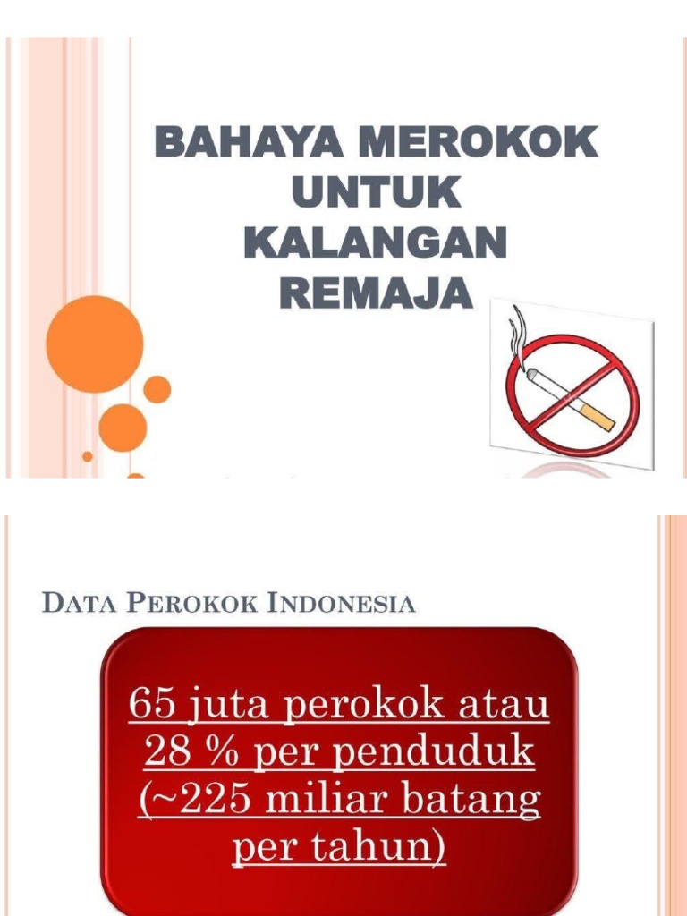 ppt merokok | PDF