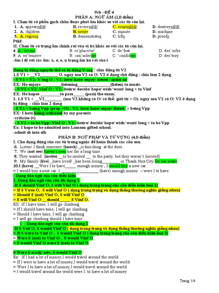 Đề 9ch 4 | PDF