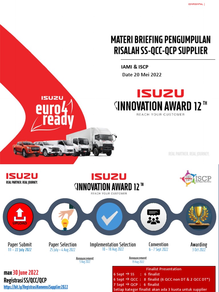 Materi Pengumpulan Risalah SS-QCC-QCP ISCP 2022 | PDF