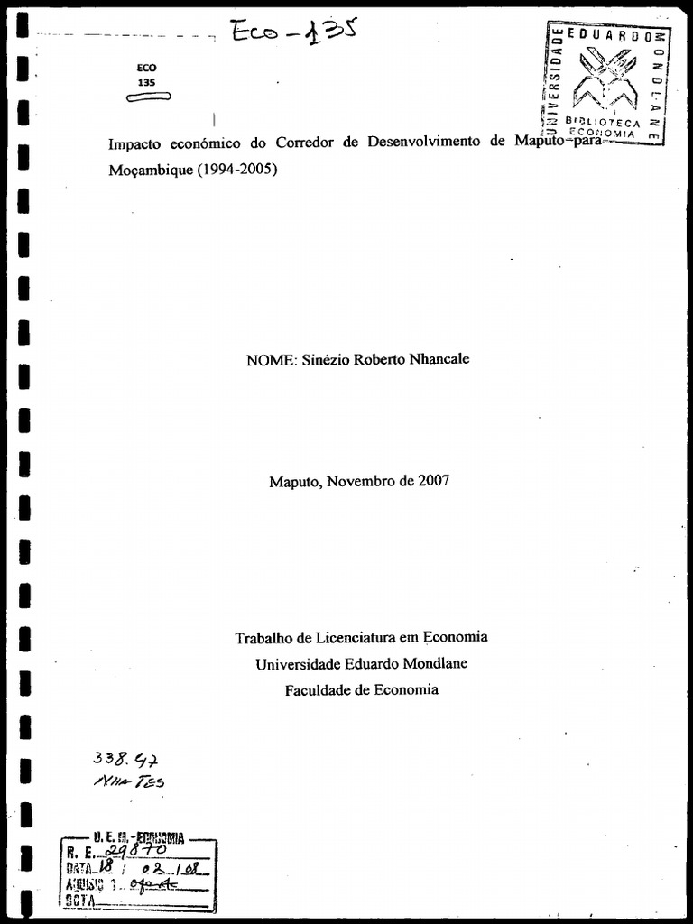 Monografia Uem | PDF