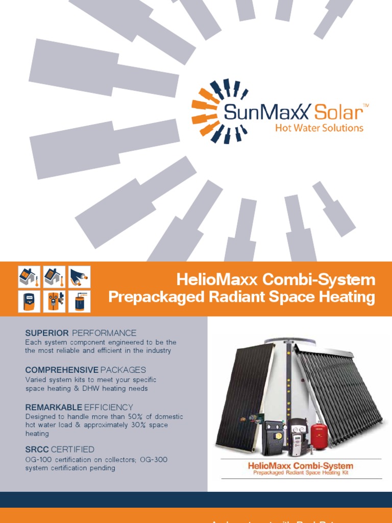 Product Brochure - HelioMaxx Combi Kits | PDF | Water Heating ...