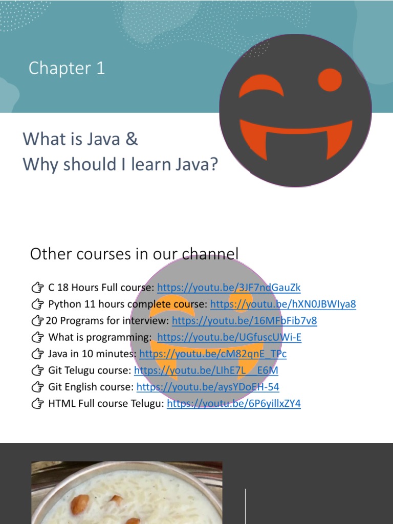 Chapter1 - What Is Java & Why Should I Learn Java | PDF | Java (Programming Language) | Mobile App