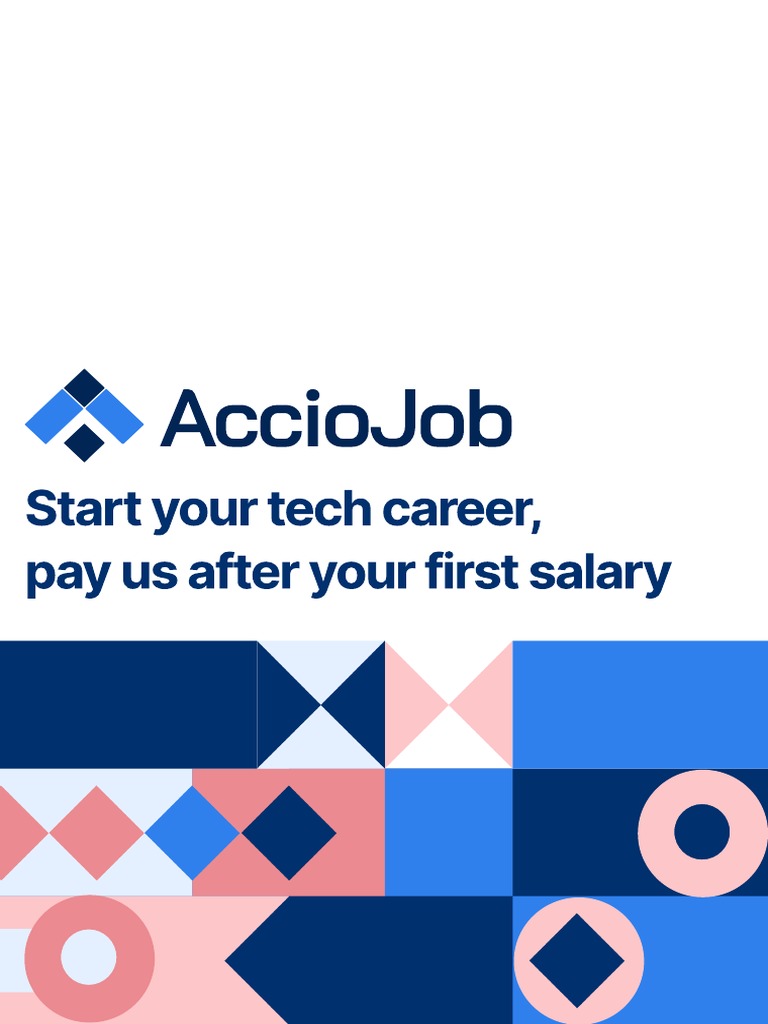 Acciojob: Start Your Tech Career, Pay Us After Your First Salary | PDF | Software Development ...