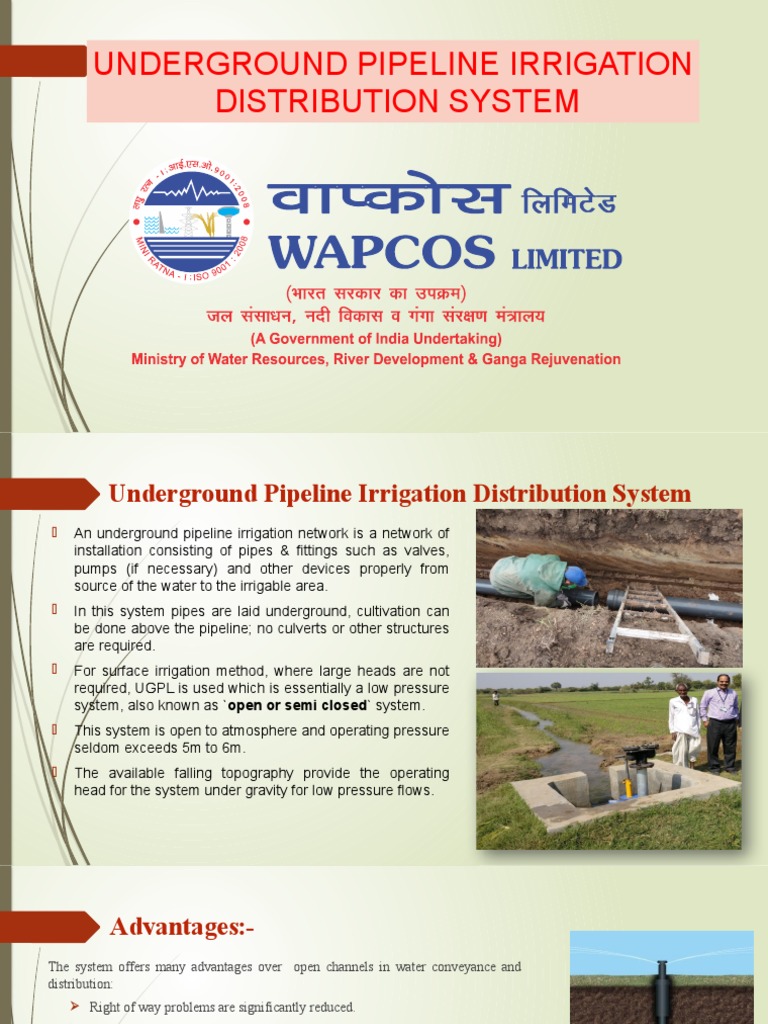 Underground Pipeline Irrigation System | PDF | Irrigation | Pipe (Fluid ...