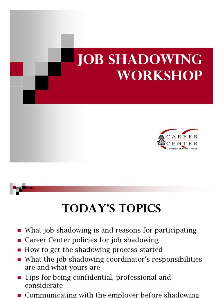 Shadowing | PDF | Internship | Job Hunting