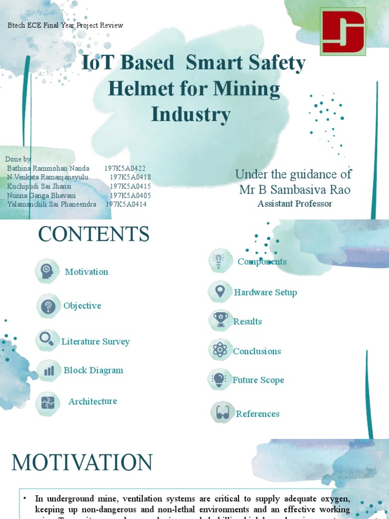 Smart Safety Helmet for Mining Industry: An IoT Based System to Monitor ...