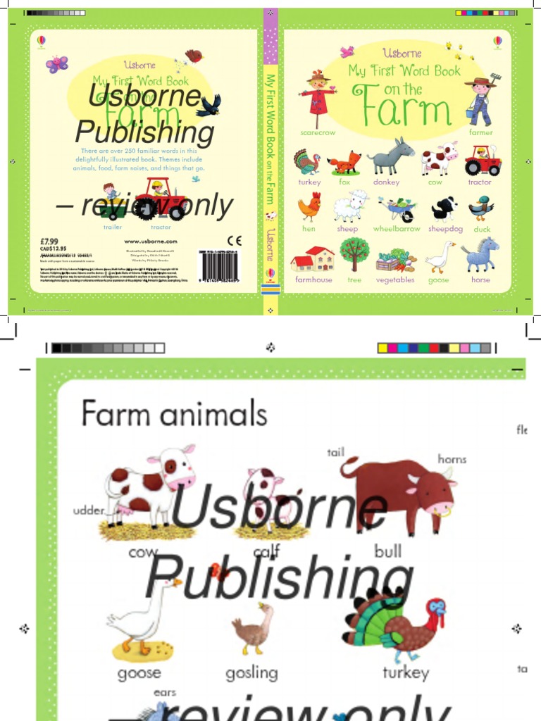 My_First_Word_Book_on_the_Farm | PDF | Sheep | Agriculture