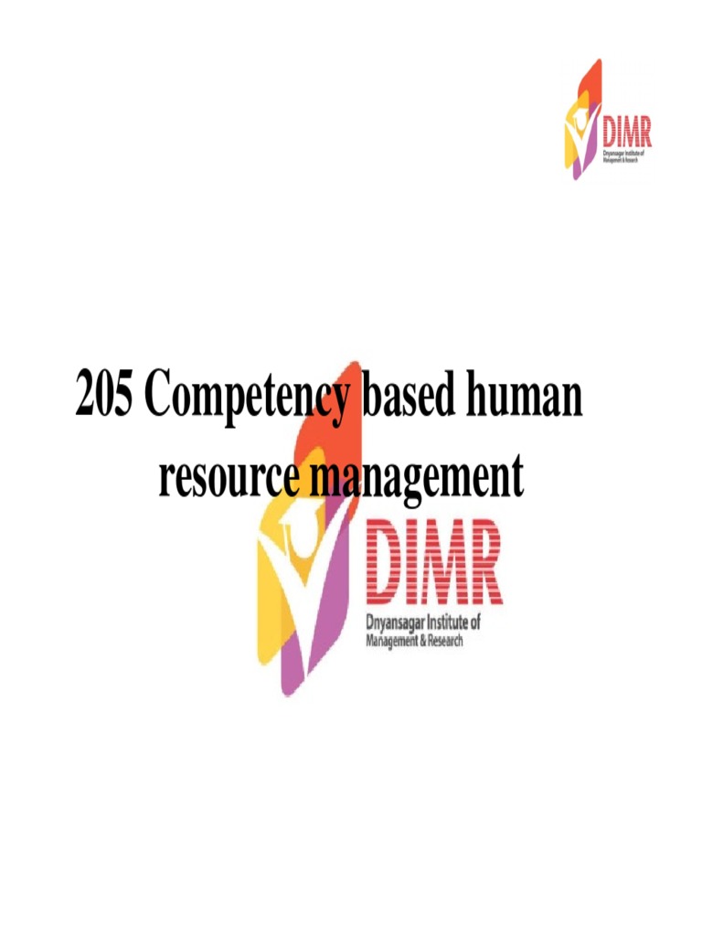 205-CBHRM-PPT | PDF | Competence (Human Resources) | Performance Appraisal