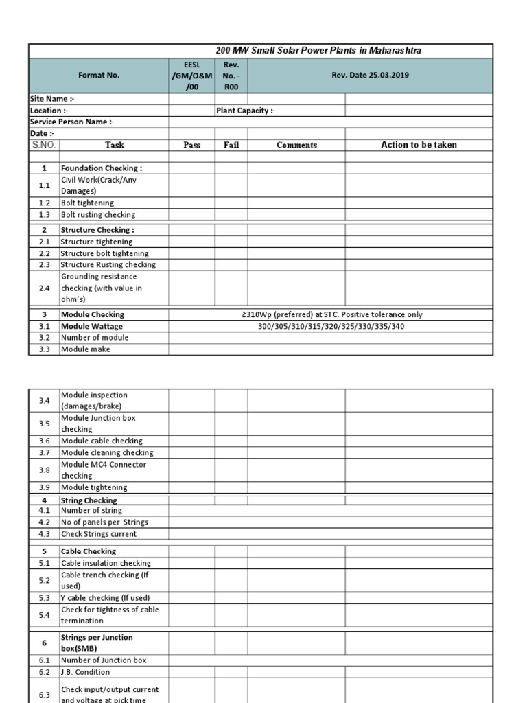 Check List Common | PDF | Power Inverter | Electrical Resistance And ...