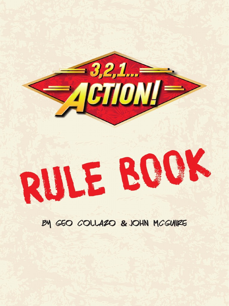3 2 1 Action Rule Book | PDF | Ammunition