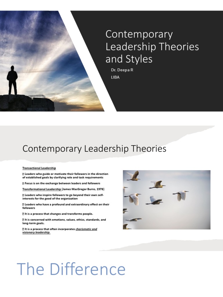 Contemporary Leadership Theories and Styles | PDF | Leadership ...
