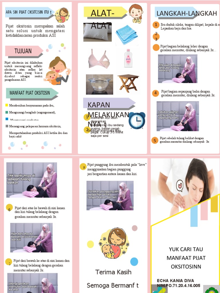 Leaflet Pijat Oksitosin | PDF