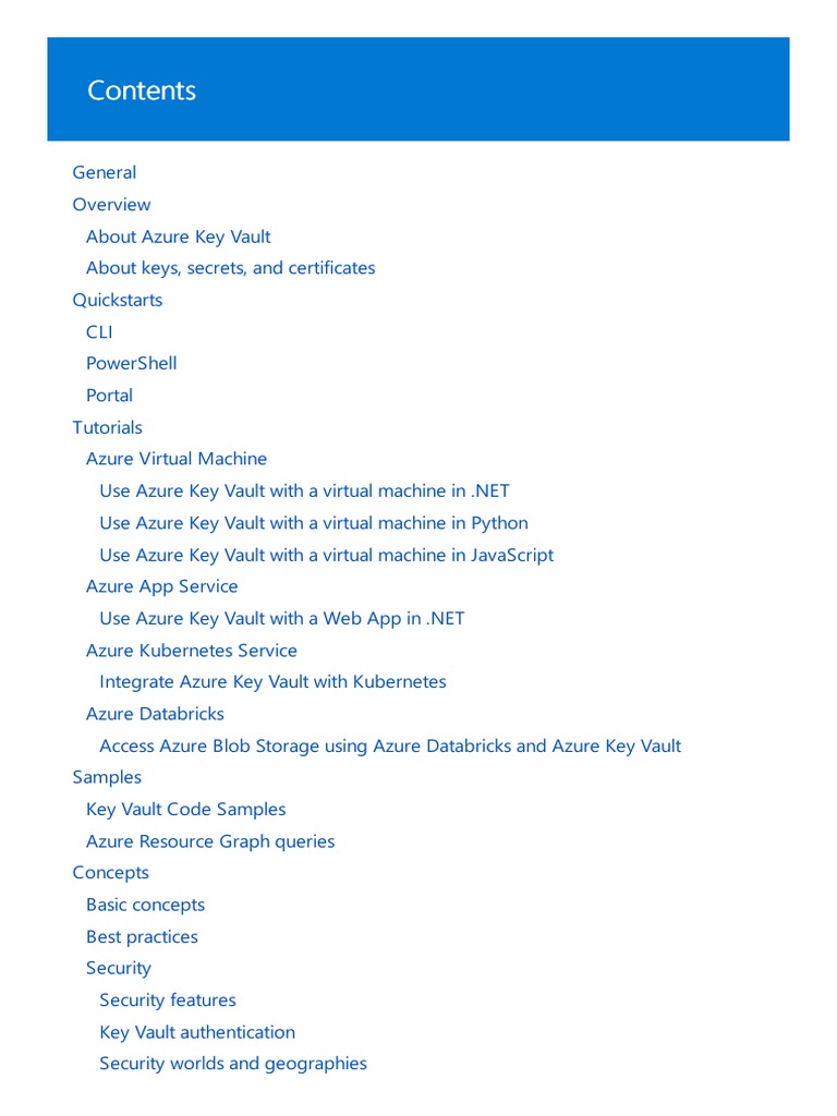 About Azure Key Vault Pdf Key Cryptography Microsoft Azure 