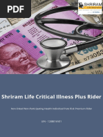 Shriram Life Early Cash Plan Overview | PDF | Insurance | Present Value