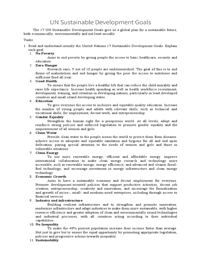 Activity Sheet SDG | Download Free PDF | Infrastructure | Sustainability